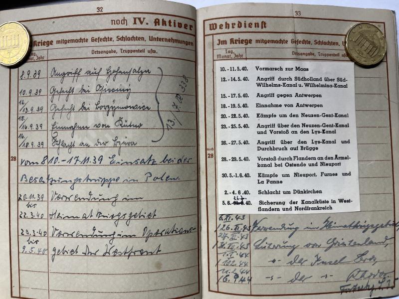 Kurland Docs | Wehrpass / Soldbuch WH (Heer) - "Sturm Division Rhodos ...