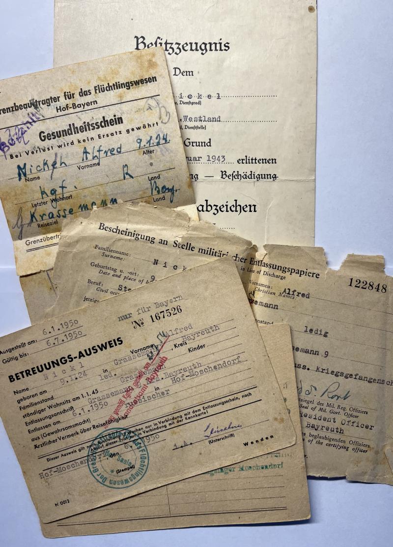 Kurland Docs | "Waffen-SS" citation - SS.Pz.Div."Wiking" - Nickl