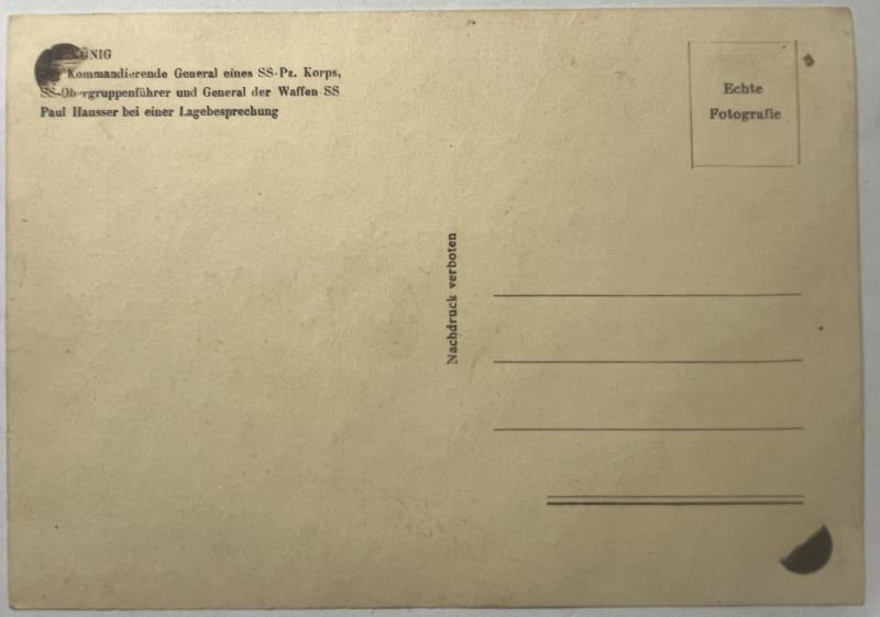 Kurland Docs | "Waffen-SS" - postcard - SS- Rgt. "Deutschland"