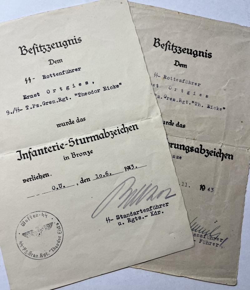 Kurland Docs | "Waffen-SS" - citation set - 3.SS-Pz.Div."Totenkopf ...