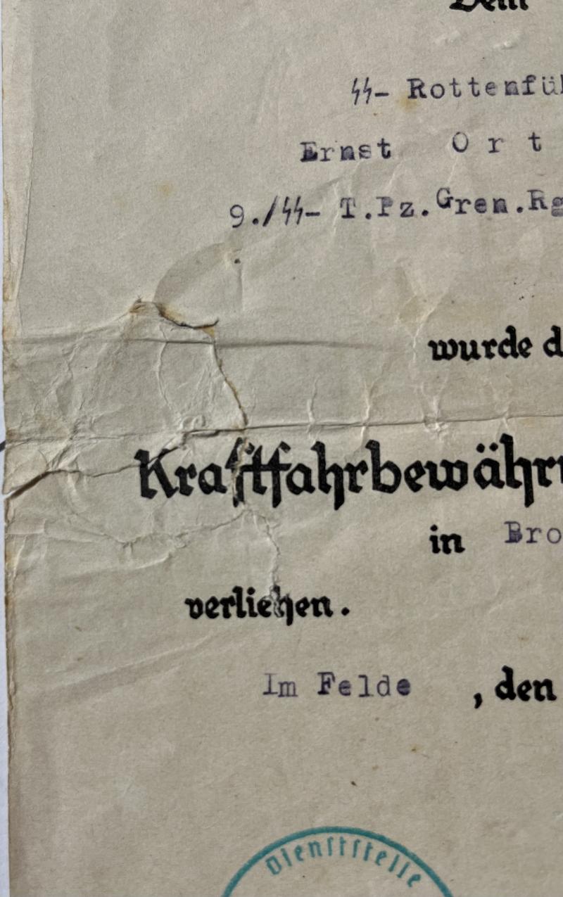 Kurland Docs | "Waffen-SS" - citation set - 3.SS-Pz.Div."Totenkopf ...